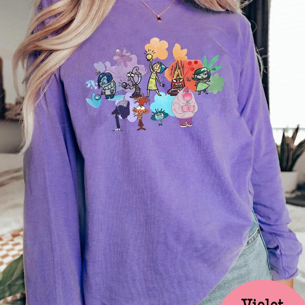 Inside Out Characters Joy Anger Fear Anxiety Ennui Envy Shirt - Wondermento Inside Out Characters Joy Anger Fear Anxiety Ennui Envy Shirt - Wondermento